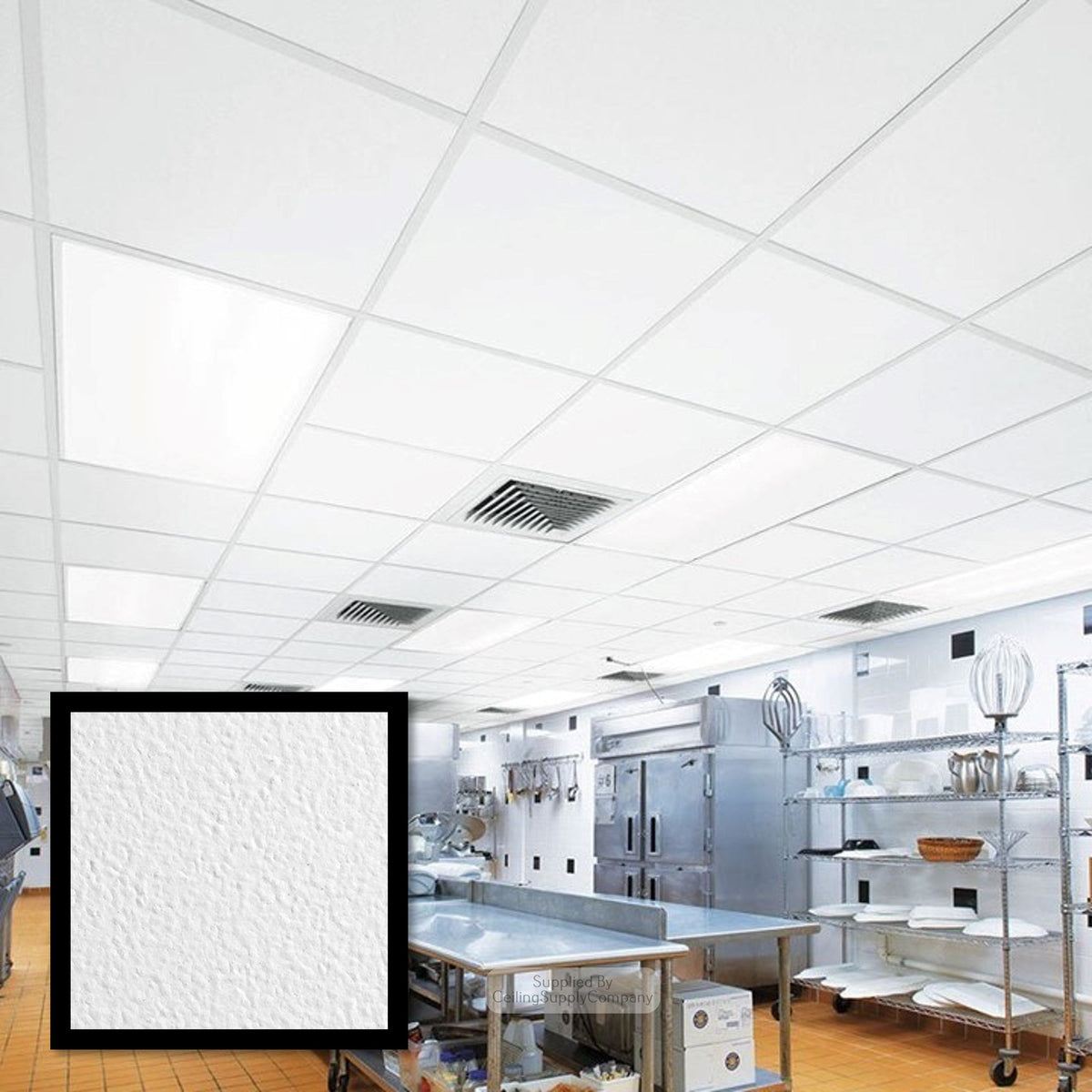 Zentia Plain 1200 x 600mm Board Edge Ceiling Tiles