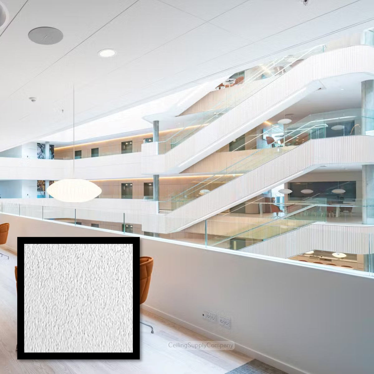 Rockfon Blanka Tegular 600 x 600mm Ceiling Tiles