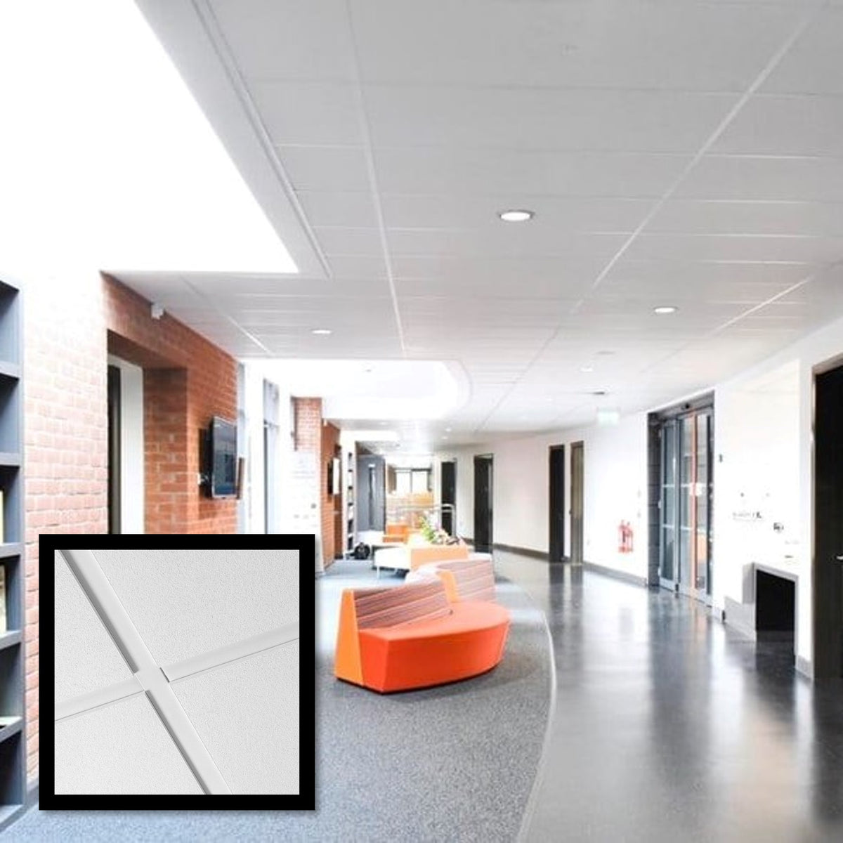 Ecophon Gedina A 600 x 600mm Square Edge Ceiling Tiles