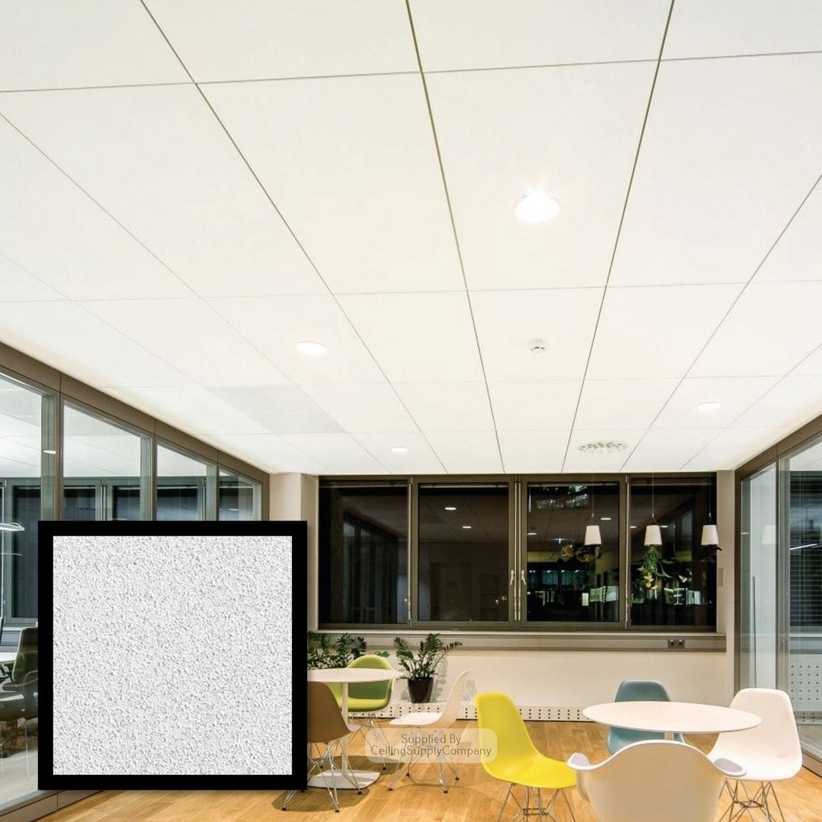 Zentia Optima 600 x 600mm Tegular Edge Ceiling Tiles