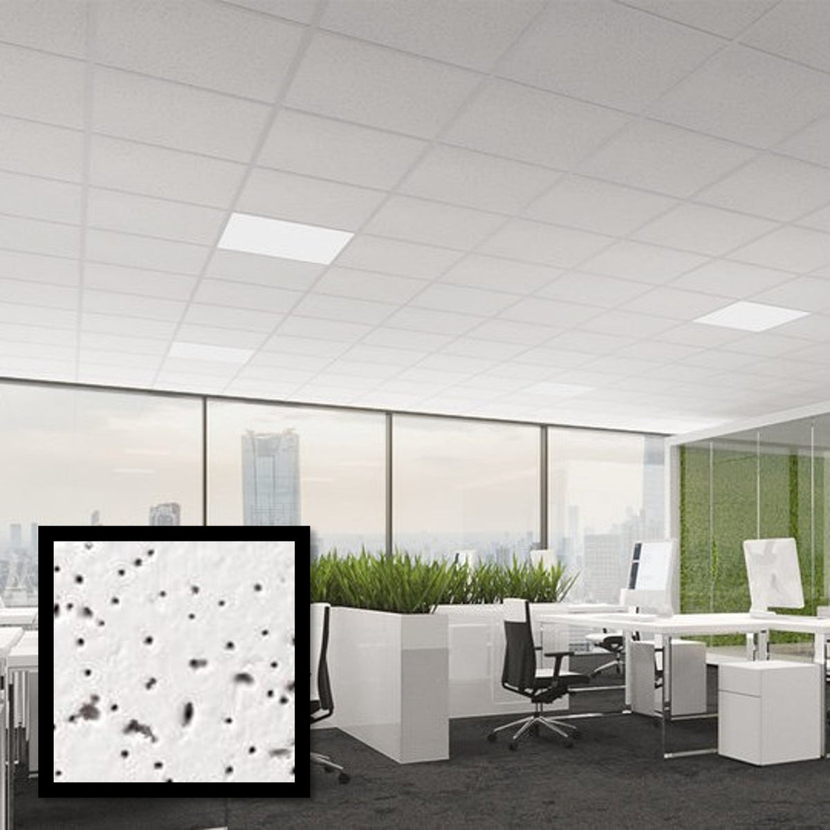AMF Thermatex Mercure 600 x 600mm Tegular Ceiling Tiles